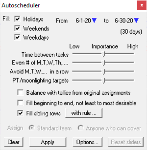 Autoscheduler – Amion