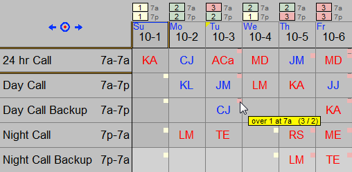 Daily Staffing Level Rule – Amion