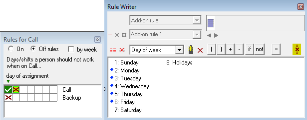Day-after rules – Amion