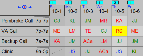 Daily Staffing Level Rule – Amion