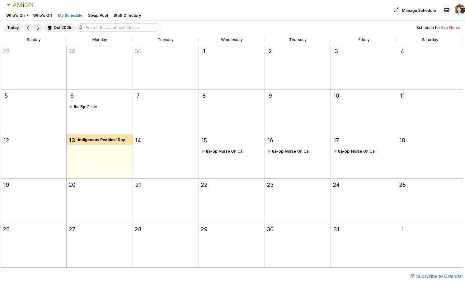 Amion Next: Time Off Requests - Instructions for Staff – Amion